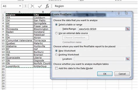 pivot table report in microsoft excel 2010