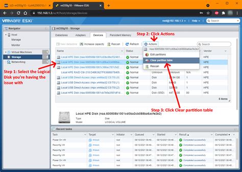 esxi 7u1 can t see raid logical drive on hpe ml350g10 matrix 7