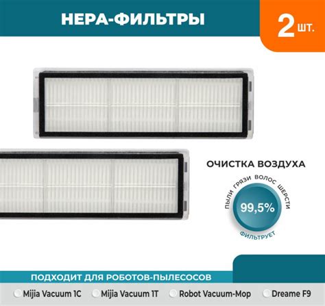Фильтр для пылесоса Refill Набор 2 Hepa фильтров для робота пылесоса