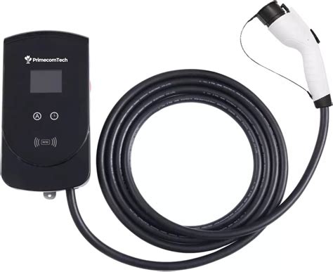 Buy Primecom 50 Amp Level 2 Ev Wall Charger Station 220 Volt For Tesla