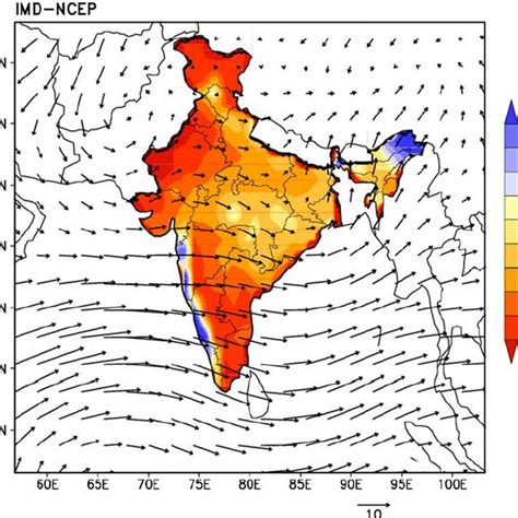 Spatial Distribution Of Observed Summer Monsoon Rainfall Mm Day