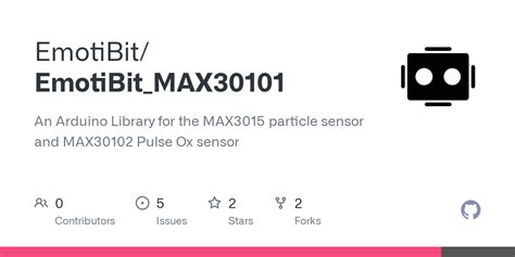 Github Emotibit Emotibit Max30101 An Arduino Library For The Max3015