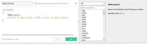 tableau tips combine strings to create a date field — digitalduquette