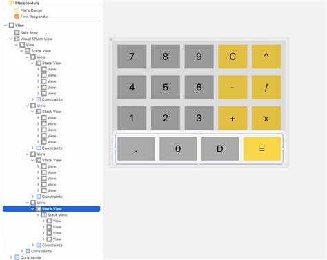 ios how to align stack view with 4 elements and stack view with 5