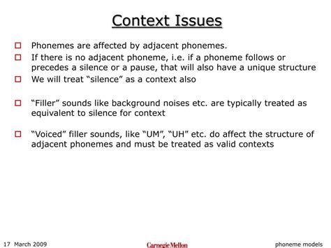 Ppt Context Dependent Models Powerpoint Presentation Free Download