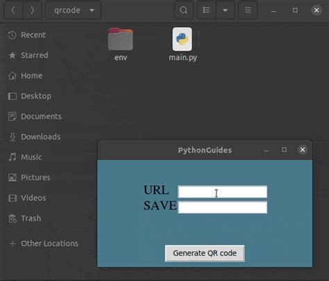 how to generate qr code using python and tkinter gui learn overflow