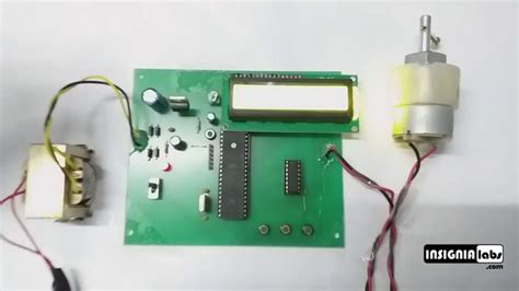 8051 Microcontroller Based Dc Motor Pwm Speed Control With Lcd
