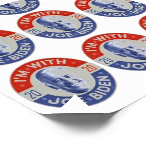 Joe Biden For President 2020 Democrat Photo Retro Temporary Tattoos