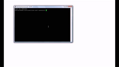how to connect to a linux server via ssh using putty ssh