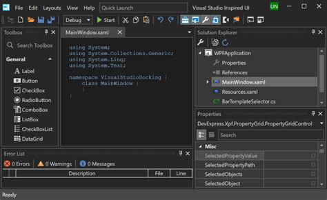 predefinedthemepalettes dimmed field wpf controls devexpress