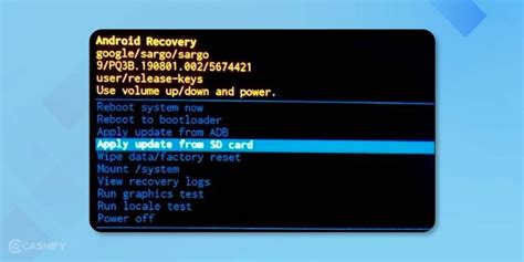what is android recovery mode and how to use it cashify blog
