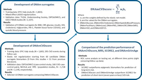 Flow Chart For Development And Validation Of Dnamcvdscore Step 1 We