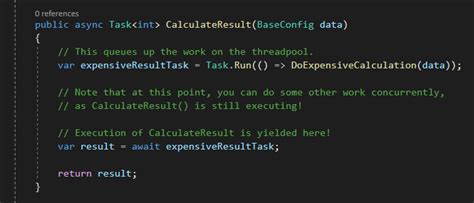 how does async await work