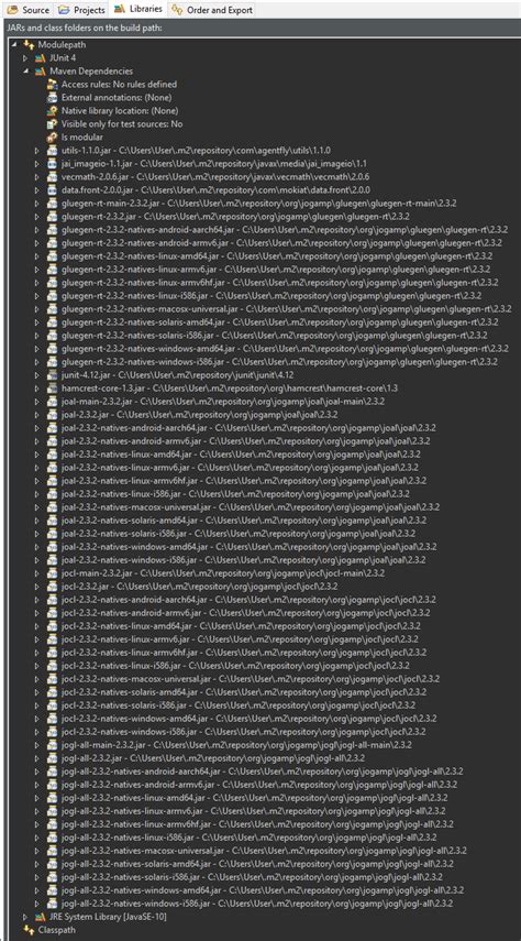 eclipse jogl on java 10 module definition stack overflow