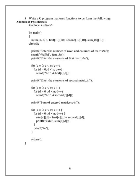 31 33 Find Gcd Of Two Integers By Using Non Recursive Function 31 3