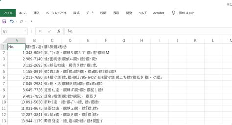 excelでcsvファイルの文字化け解消！unicode utf 8 のファイルを開く方法