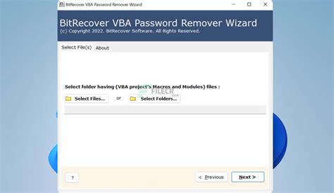 Bitrecover Vba Password Remover Wizard 3 1 Download Filecr