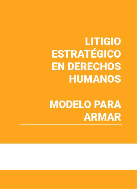Materiales De Interés Idheas Litigio Estratégico En Derechos Humanos Ac