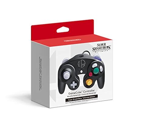 Gamecube Controller Super Smash Bros Ultimate Edition Black Gamepad