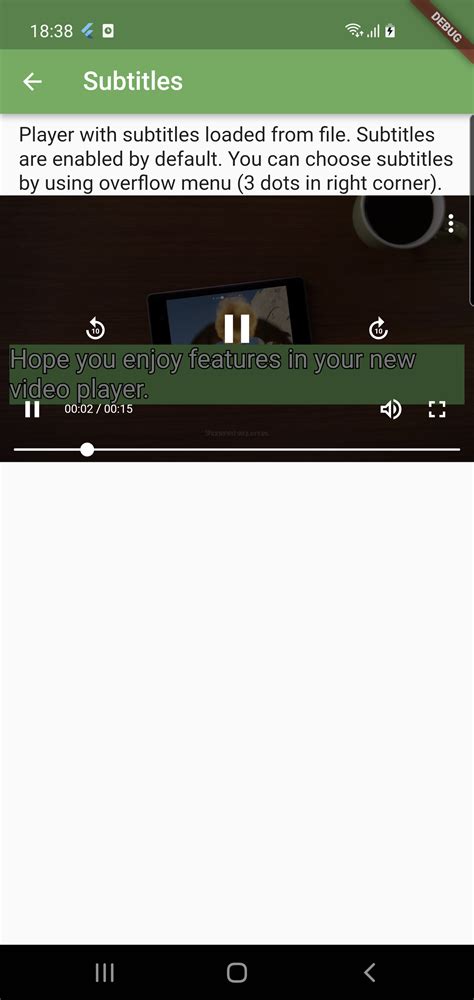 better video player for flutter with multiple configuration options