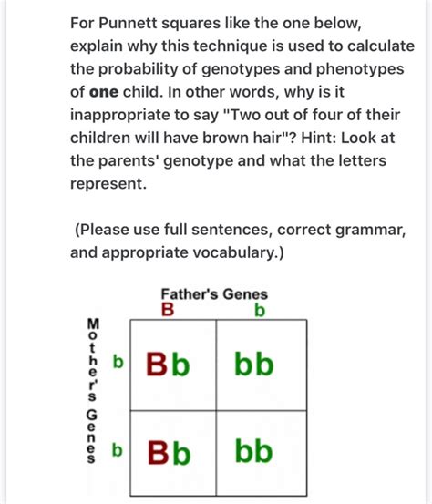 What Is A Punnett Square And Why Is It Useful In Genetics Sbi3u