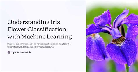 Understanding Iris Flower Classification With Machine Learning