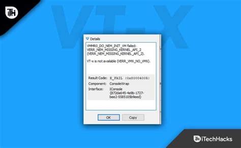 8 Ways To Fix Vt X Is Not Available Verr Vmx No Vmx In Virtual Machine
