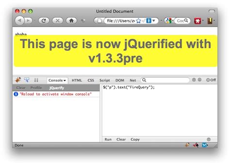 firefoxでjqueryを開発するならfirequeryを使ってみよう kinopyo blog