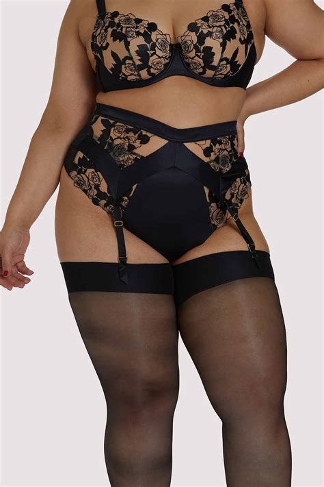 Rosabelle Curve Suspender Belt Playful Promises Usa