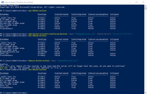 Configure Conditional Forwarders With Powershell Windows Server Core