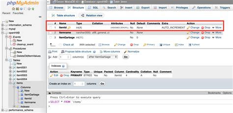 garbage collection on mysql persistence deleting old item states