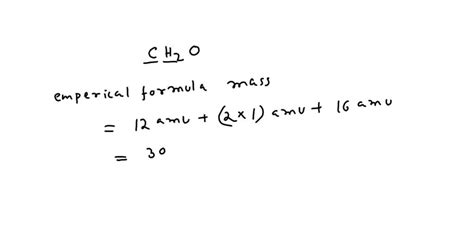 Solved Calculate Molecular Formula Of A Compound Whose Emperical