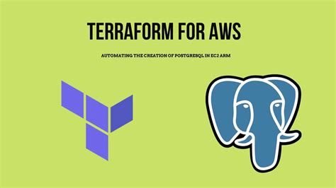 automate the deployment of postgresql to ec2 arm using terraform
