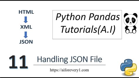 machine learning tutorial python pandas 11 handling json file