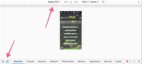 how to use the chrome inspector to edit your website css design tlc