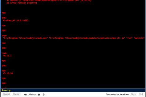 node js issues running react app on windows environement stack overflow