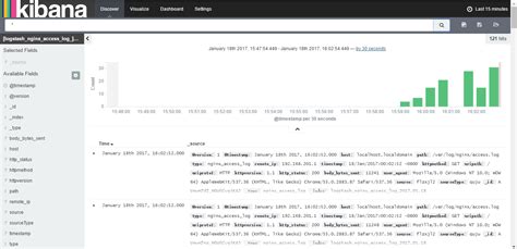 nginx logstash redis elasticsearch kibana搭建日志平台