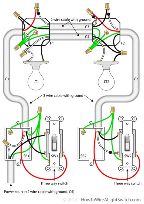 3 Way Wiring Diagrams For Switches