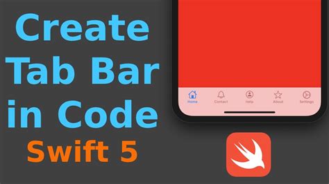 swift create tab bar controller programmatically swift 5 xcode 11