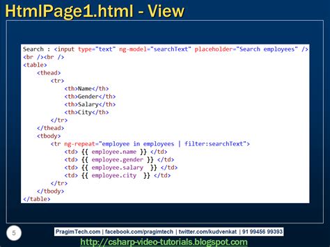 sql server and c video tutorial search filter in