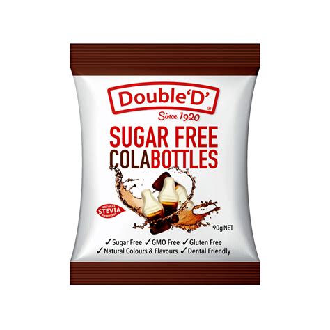 Double ‘d Sugar Free Cola Bottles 90g Double D