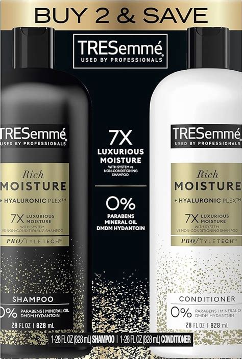 Tresemmé Rich Moisture Shampoo And Conditioner Rich Moisture Pack Of 2