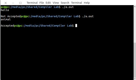 lex program to accept string starting with vowel