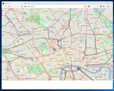 missing leaflet map tiles when using react leaflet