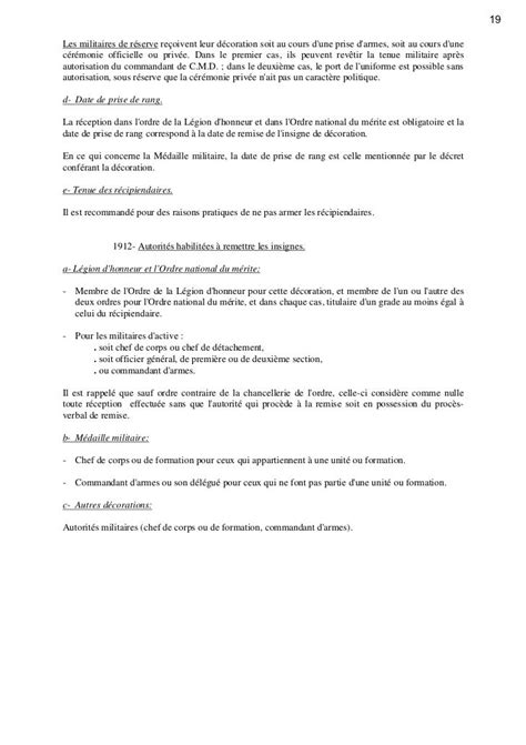 mémento du cérémonial militaire