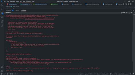 build gradle flutter can t get apk stack overflow