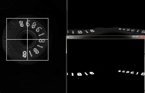 converting circular text area to rectangular area for ocr