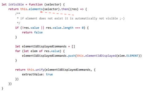 36 wait until element is visible javascript modern