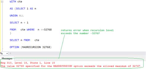 sql server recursive cte sqlskull