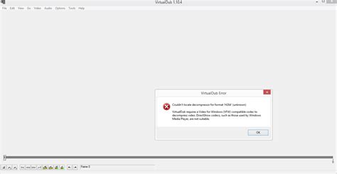 h 264 how can i open h264 video files in virtualdub stack overflow